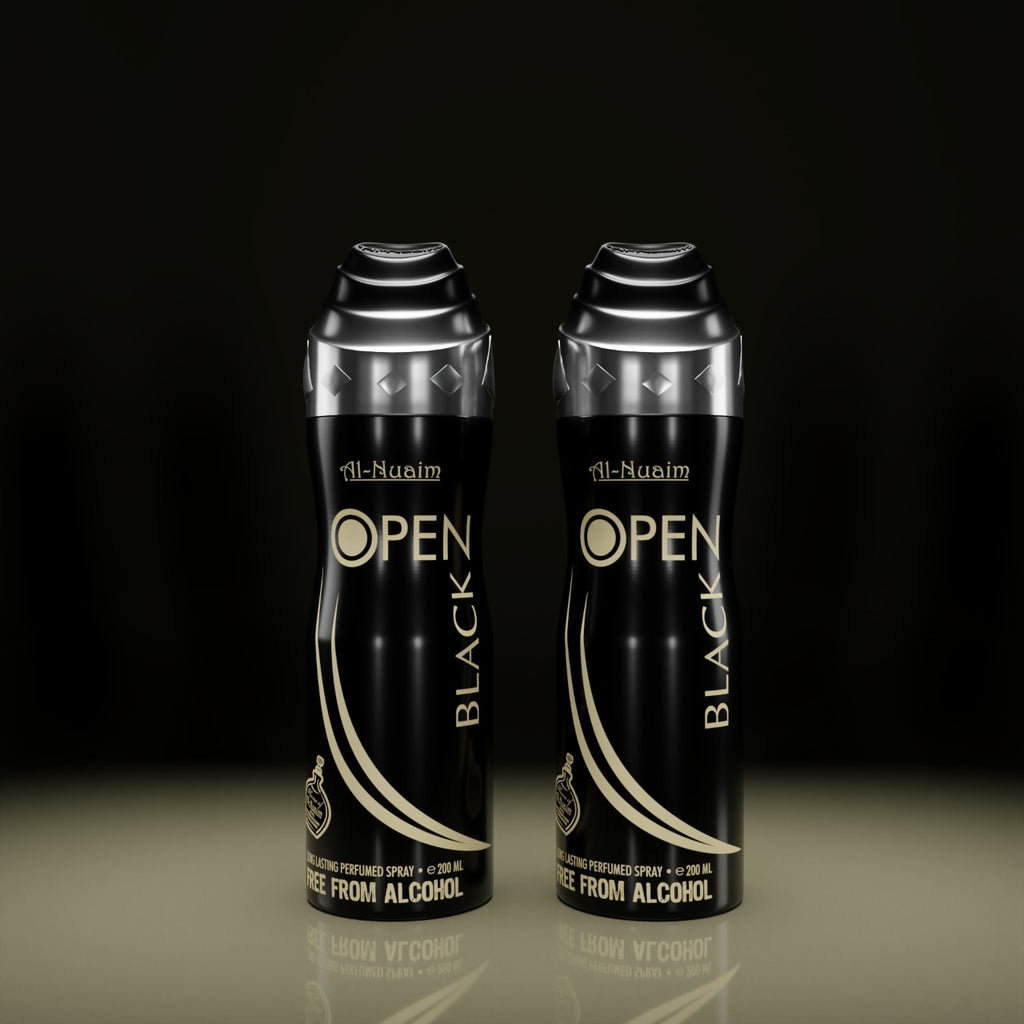Open Black Non-Alcoholic Deodorant 200ml– Al Nuaim