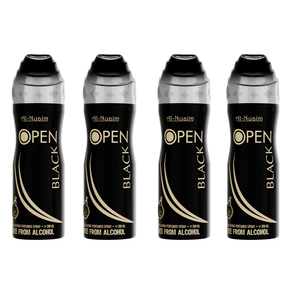 Open Black Non-Alcoholic Deodorant 200ml– Al Nuaim